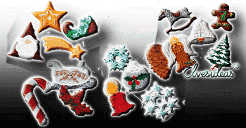 Xmas lace set - 17 designs - FSL machine embroidery