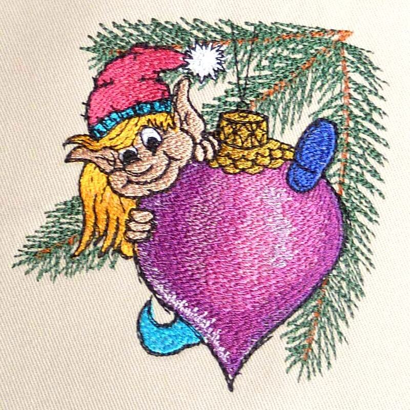 Elvesideas - machine embroidery design - Embroidery design Christmas ...