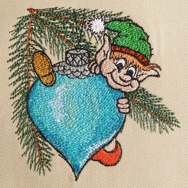 Elvesideas - machine embroidery design - Embroidery design Christmas ...